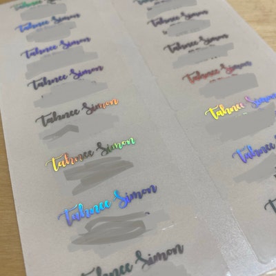 50 Small Return Address Label,small Clear Address,custom Address Label ...