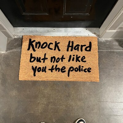 Haste Ye Back/ British Come Back Sign / Funny Doormat Rude Door Mat ...