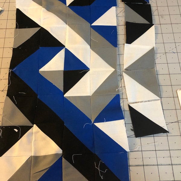 Digital PDF Quilt Pattern|quilt Interwoven Design|modern Patchwork ...