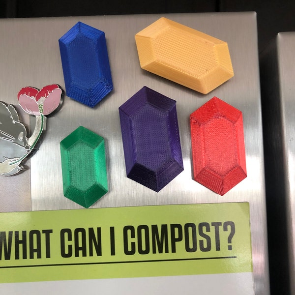 Minecraft Style Ore Magnets - Etsy