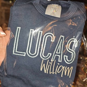 Personalized Navy Blue, and Beige Newborn Outfit, Coming Home Outfit ...