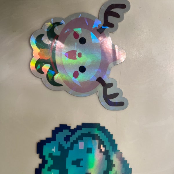 Overwatch Pachimari Pixel Waterproof Holographic Vinyl Sticker Decal - Etsy