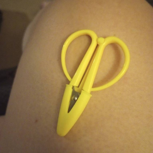 Travel Mini Super Snips Scissors With Protector Over Point Yellow Pink Green ONE COUNT - Etsy