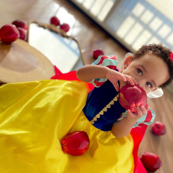 Handmade Snow White Dress-snow White Costume- Disney Princess ...