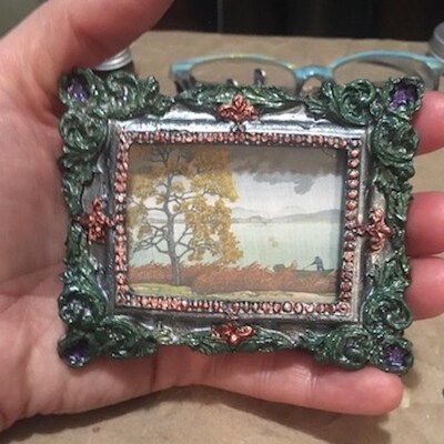 Shiny Rectangular Picture Photo Frame Resin Mold Resin, UV Resin, Resin ...