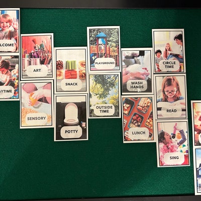 Classroom Routine Cards Daycare / Preschool / Kindergarten / Autism ...