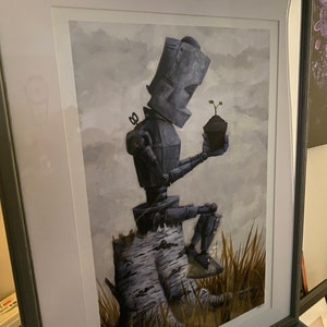 CELLO BOT Robot Painting Print | Etsy