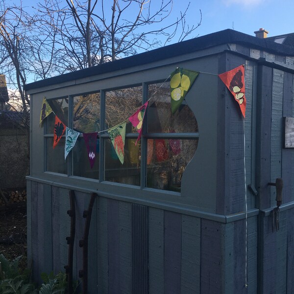 Mini Ocean Prayer Flags. Go With the Flow Set to Hang on Bike, Van, Car ...