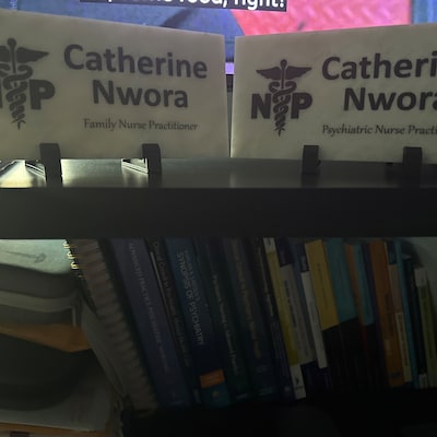 Chef Desk Sign Chef Name Plate Marble Stone Desktop Name and Title Sign ...