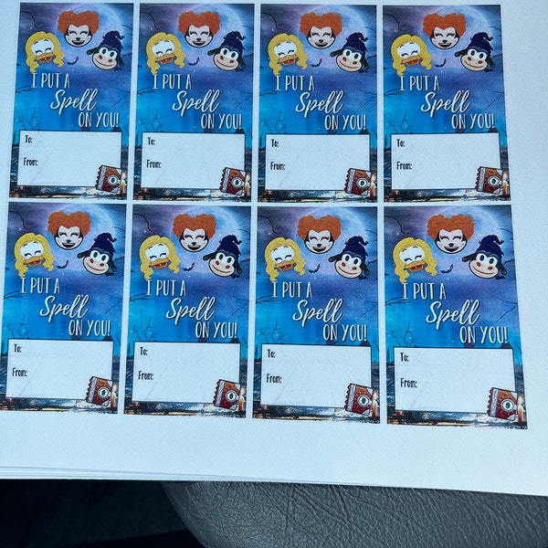 Halloween Pixie Dust Gift Tag Fish Extender Tag Cruise Gift Tag Pixie ...