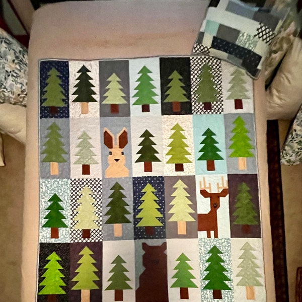 Lookout *tree and Animal Sampler Quilt Pattern* By: Elizabeth Hartman ...