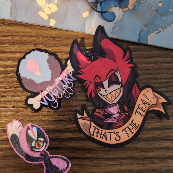 That’s the Tea! -hazbin Hotel Alastor Sticker- - Etsy