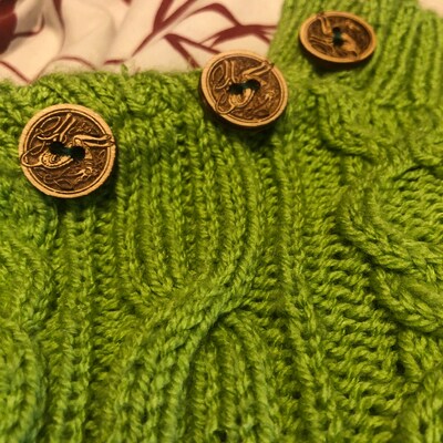 Celtic Wooden Buttons Wood Crafts Irish Design Button Flair Handmade ...