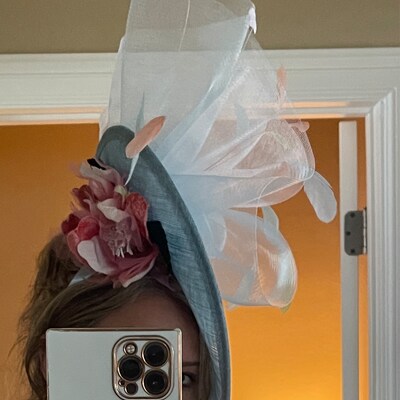 M489V Periwinkle Hat kentucky Derby Hat Church Hat - Etsy