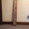Front Porch Welcome Sign 5 Foot Welcome Sign 4 Foot Welcome Sign Rustic ...