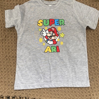 Super Mario Characters T-shirt, Mario Luigi Rosalina Princess Peach ...