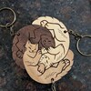 Interlocking Cat Trio Keychains - Family, Friendship, Poly Relationship ...