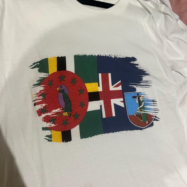 Virgin Islands Madras Flag T-shirt: USVI Souvenir Tee - Etsy