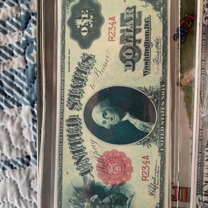 1862 *1 Dollar Legal Tender Note** This Was the First Federal *1 Dollar ...