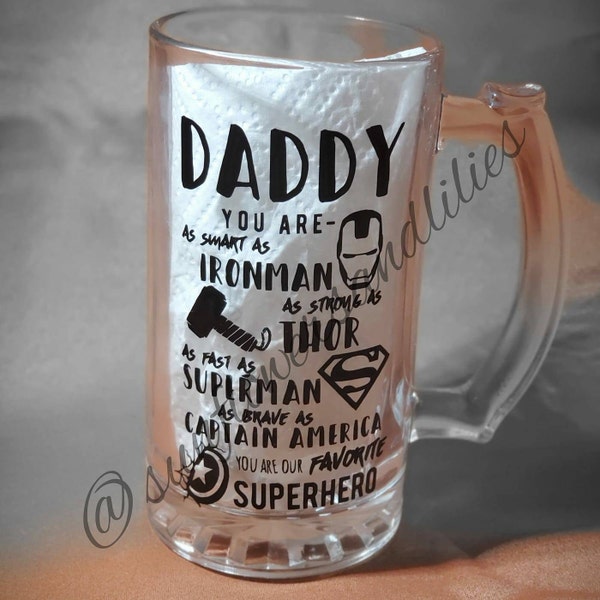 Superhero Daddy SVG Dad Hero File Silhouette Cut File Cricut Clipart ...