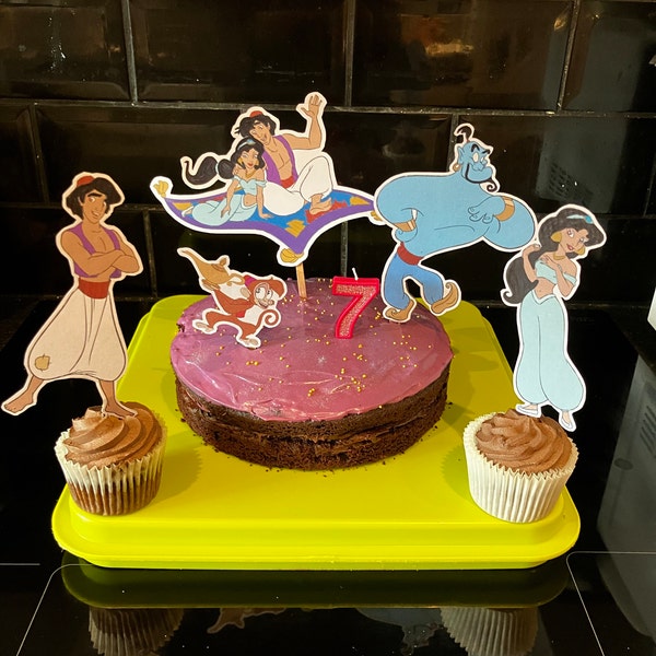 Printable ALADDIN Centerpieces, Aladdin Digital Centerpieces, Aladdin ...