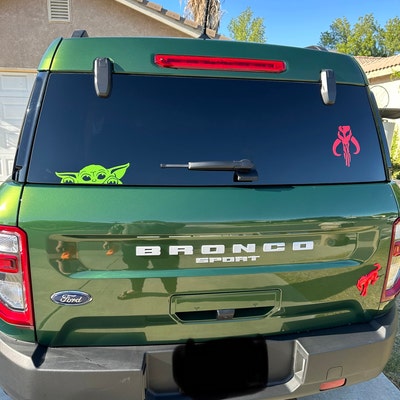 Baby Yoda Car Sticker, Grogu Decal, Baby Yoda Car Decal, Peeking Baby ...