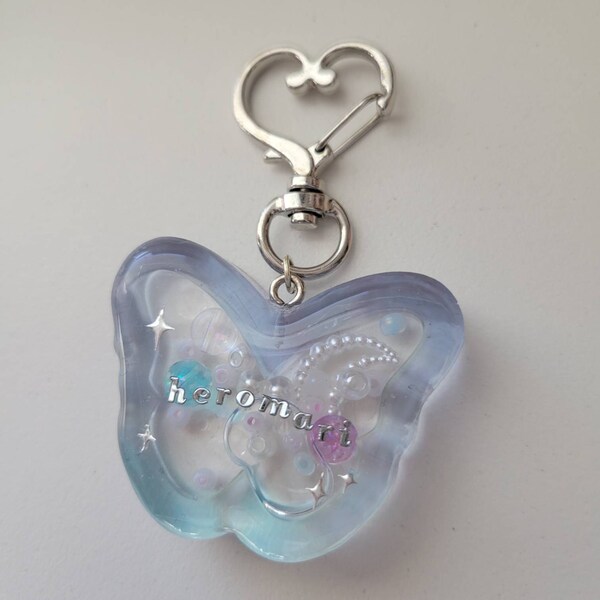 Bear Resin Shaker kawaii Keyring, Custom Shaker, Dry Shaker, Bag Charm ...