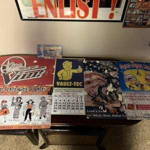 Un-official Handmade Fallout 12 Month Calendar for 2024 - Etsy