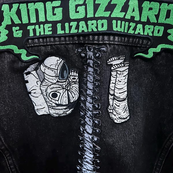 5” Fresno Nightcrawlers Stained Glass Iron on Patch Cryptid Embroidery ...