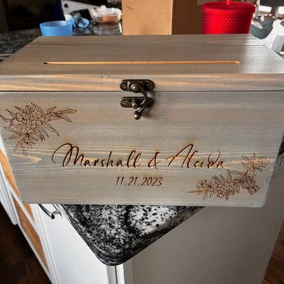 Personalized Cake Stand Keepsake Box 18x18x6 Wedding Cake Stand and ...