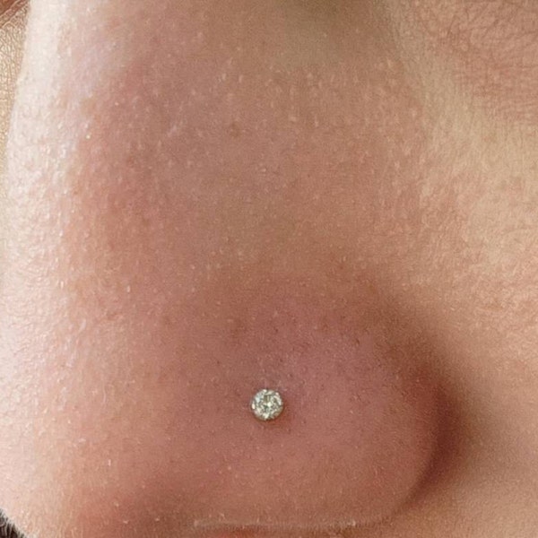 Pear Shape Lavender Sapphire Hinged Nose Ring Septum Clicker Daith ...