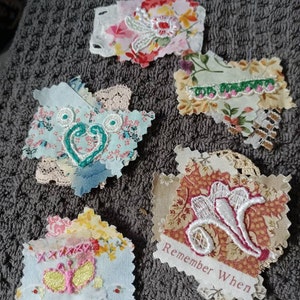 Miniature Thread Spool With Fabric Snippet Roll - Etsy