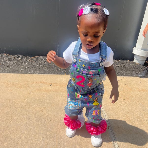 Custom Overall Set-birthday-any Theme-boy or Girl - Etsy