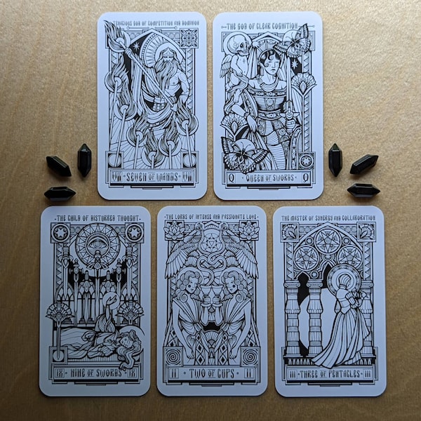 The Tarot of the Toiling Hands 78 Card Tarot Deck by Esme Baker ...