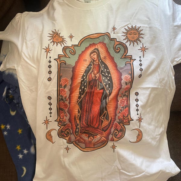 Virgin Mary Shirt, Mother Mary Shirt, Our Lady of Guadalupe Shirt ...