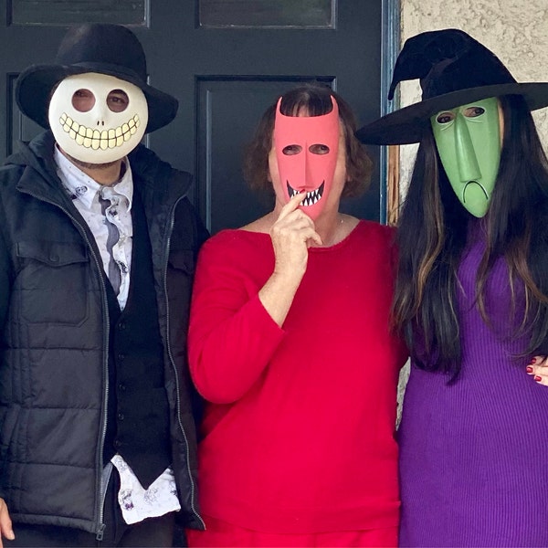 Oogie Boogie Kids Mask, DIY Resin Kit (WE Pay USA Tariff Fees for You ...