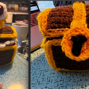 Mimic Chest Crochet Amigurumi Pattern - Etsy