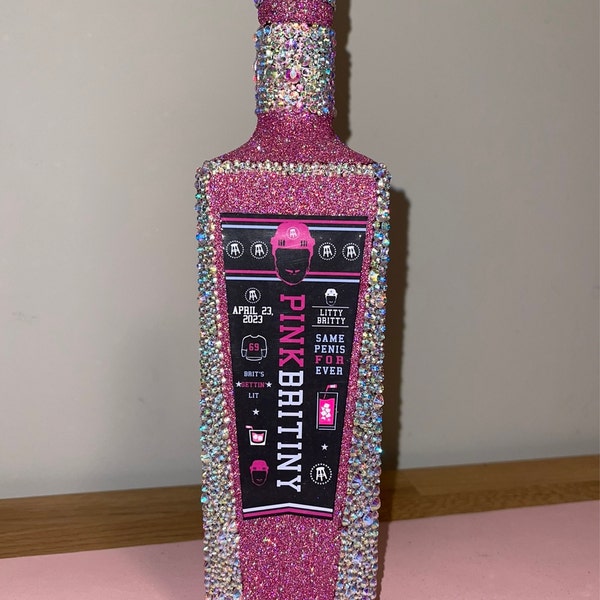 Pink Whitney Custom Sticker Label | 50ml, 200ml, 375ml, 750ml, 1000ml ...