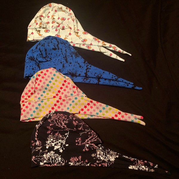 Scrub Cap Pattern, Stretchy Headwrap Sewing Pattern, Scrub Hat Pattern ...