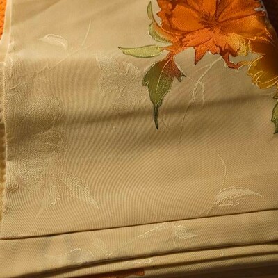 Elegant Sophisticated Homongi Kimono With an Ethereal Pastoral Scene ...