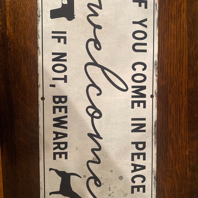 Vintage Shop Rules Funny Garage Sign 12 X15 Inch Metal Sign - Etsy