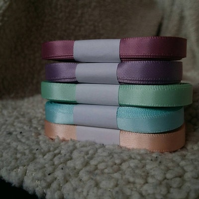 Colourfullife, Physical COLOR CHART, Polyester Satin Ribbon, 196 Colors ...