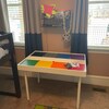 Tall Building Bricks Table, Building Blocks Table , Kids Table With ...