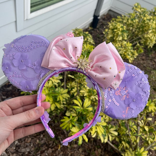 Rapunzel Minnie Ears, Rapunzel Disney Ears, Rapunzel Mickey Ears ...