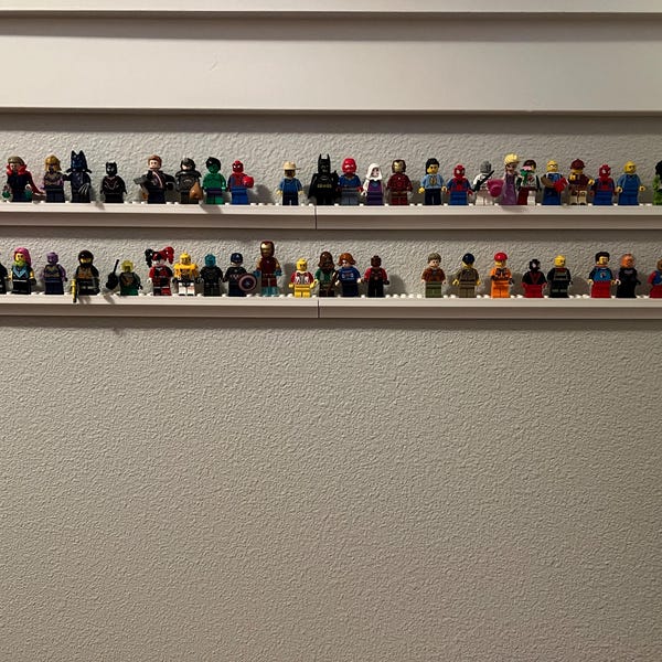 Minifigure Display Shelf #2x48s - Etsy