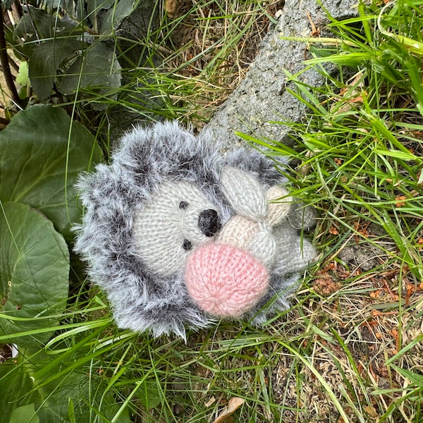 HEDGEHOG, Knitting PATTERN Pdf. Knitted Animal Toy +mushroom Pattern - Etsy