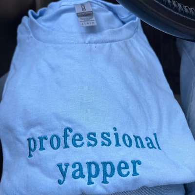 Embroidered Professional Yapper Hat, Funny Hat, Gift for Him, Vintage ...