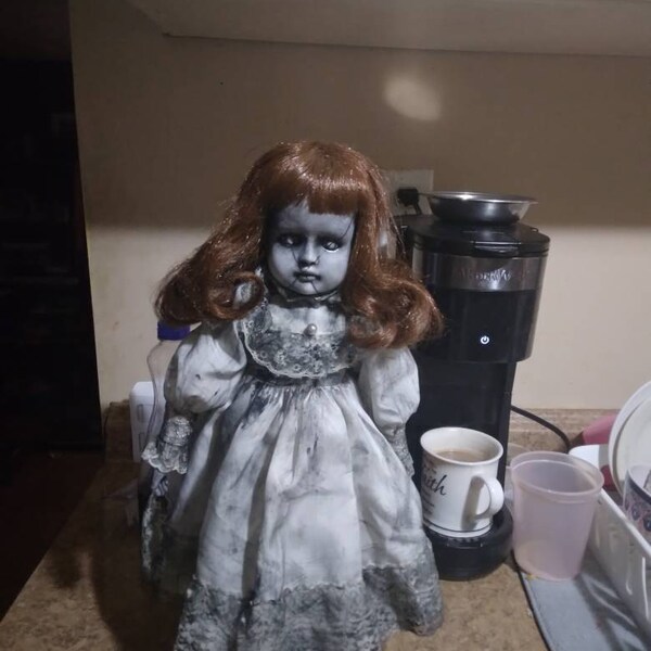 Odd Old Fashioned Doll With Wonky Eyes Spooky Doll Weird Doll Macabre ...