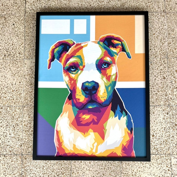 Custom Pet Pop Art Portrait, Personalized Dog/cat Lover Gift - Etsy
