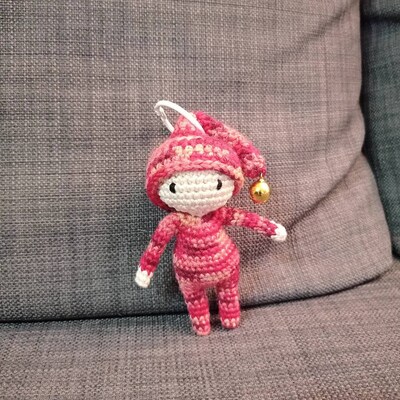 PATTERN: Micro Mini Doll, Amigurumi Pattern, Miniature Doll, One Inch ...